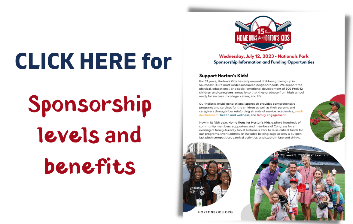 Home Runs for Horton’s Kids Sponsorship Info - Horton's Kids