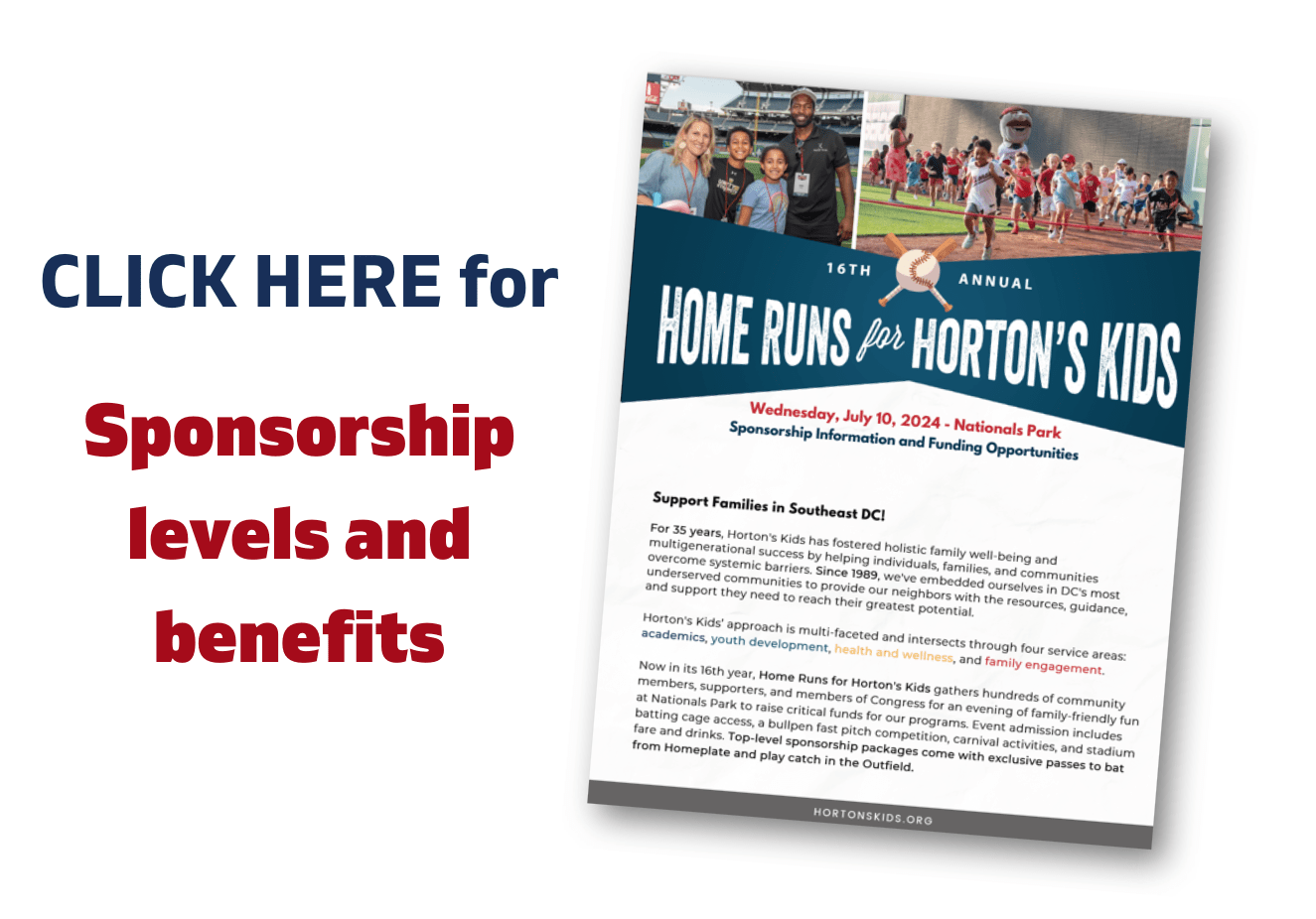 Home Runs for Horton’s Kids Sponsorship Info - Horton's Kids